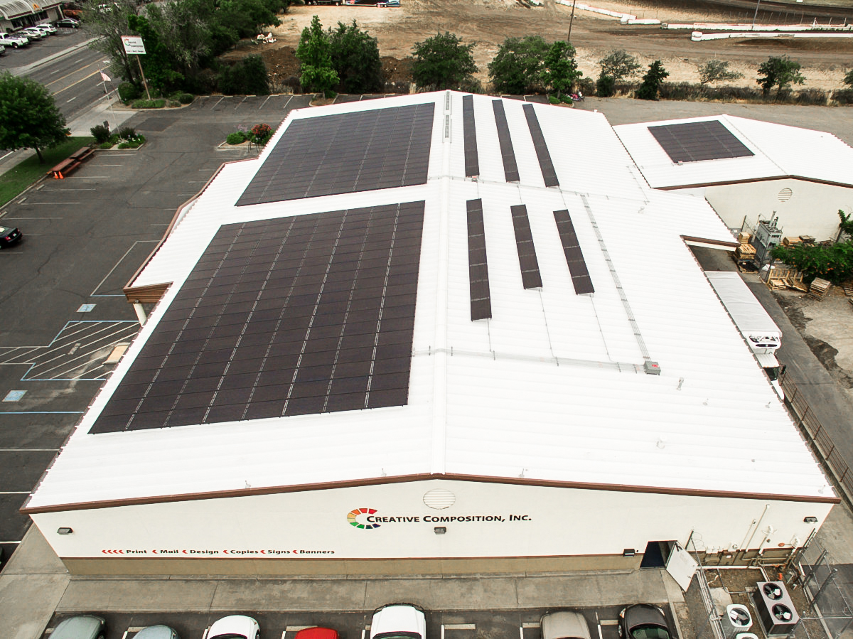 Creative Composition Commercial Solar Installation - Urban Design