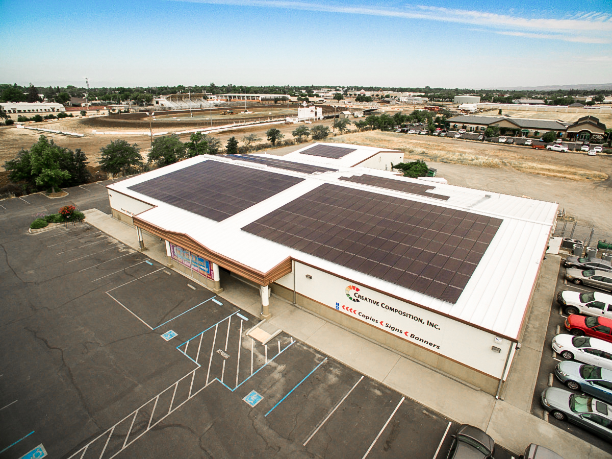 Creative Composition Commercial Solar Installation - Urban Design